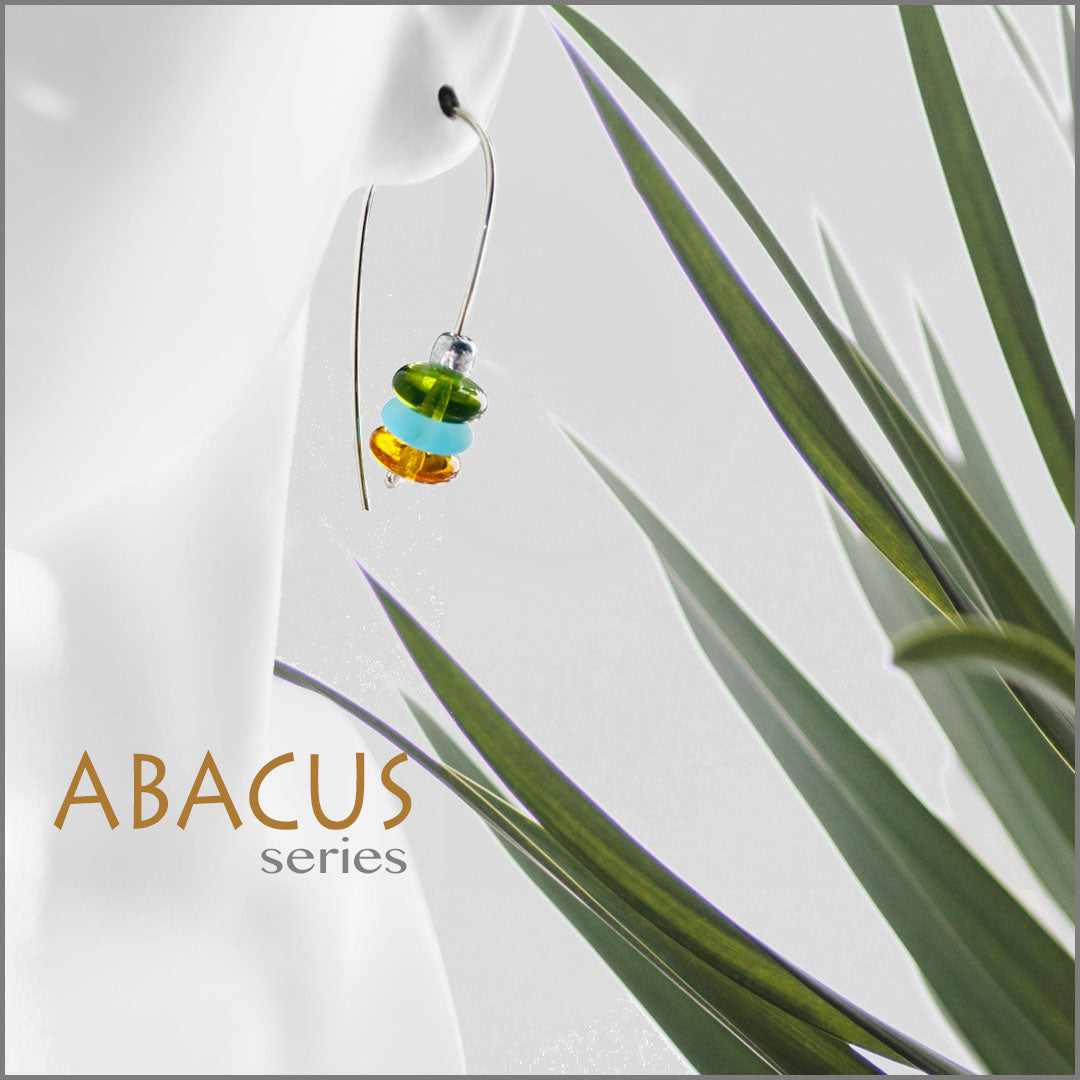 Abacus series by "Bead Stackers" with interchangeable beads
