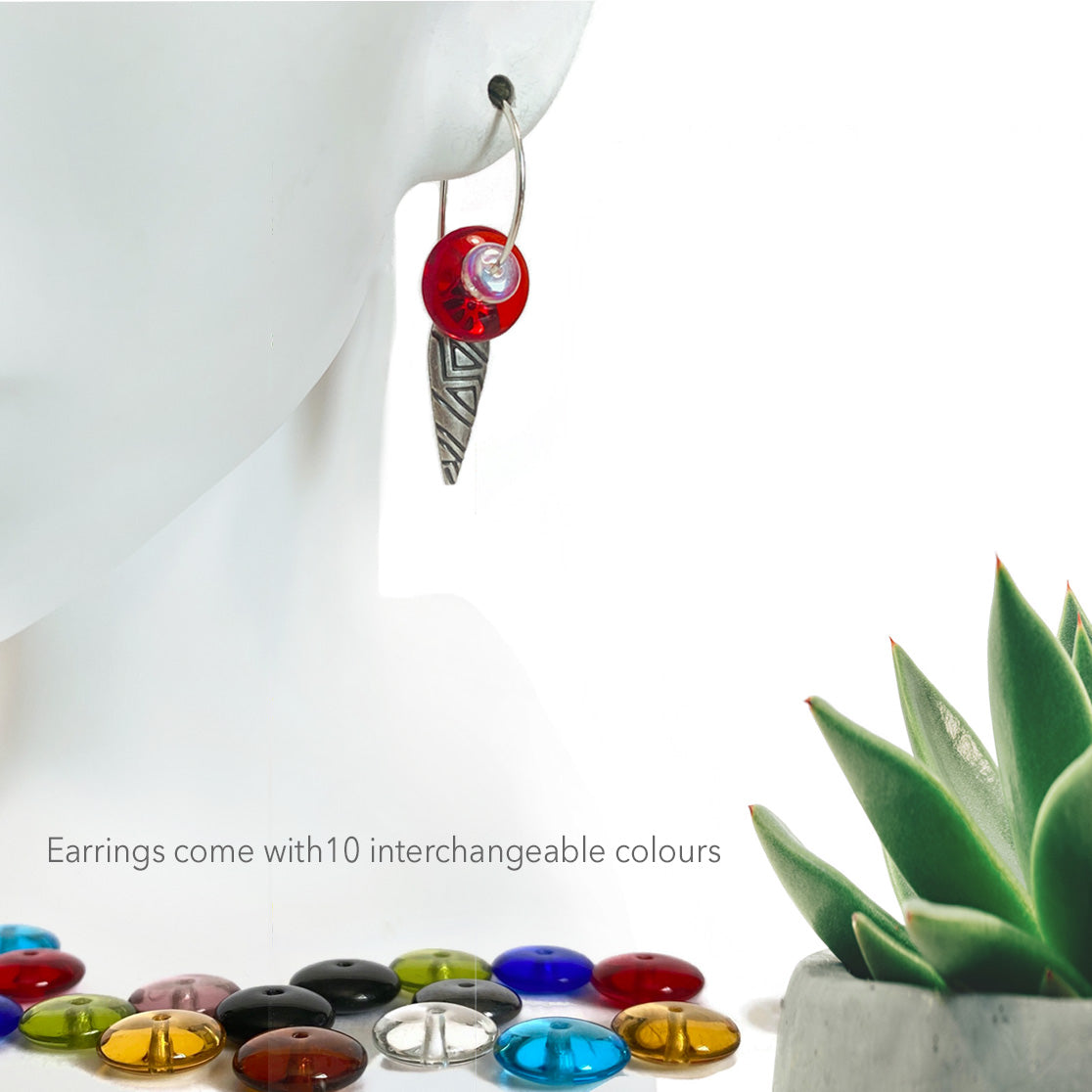 Abacus series by "Bead Stackers" with interchangeable beads