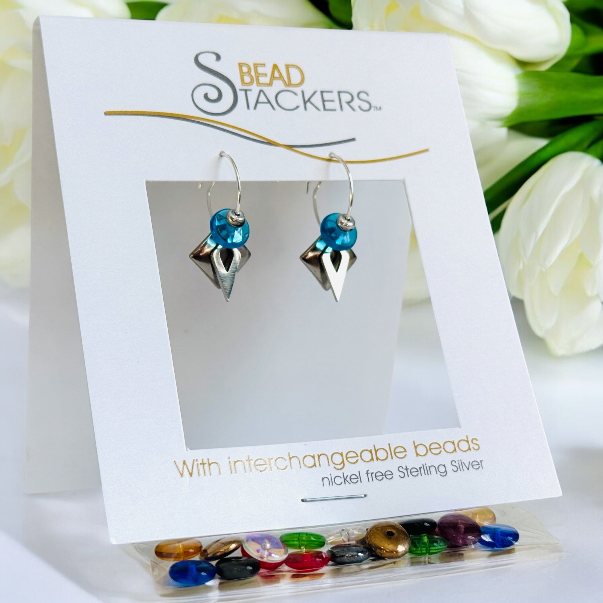 Abacus series by "Bead Stackers" with interchangeable beads