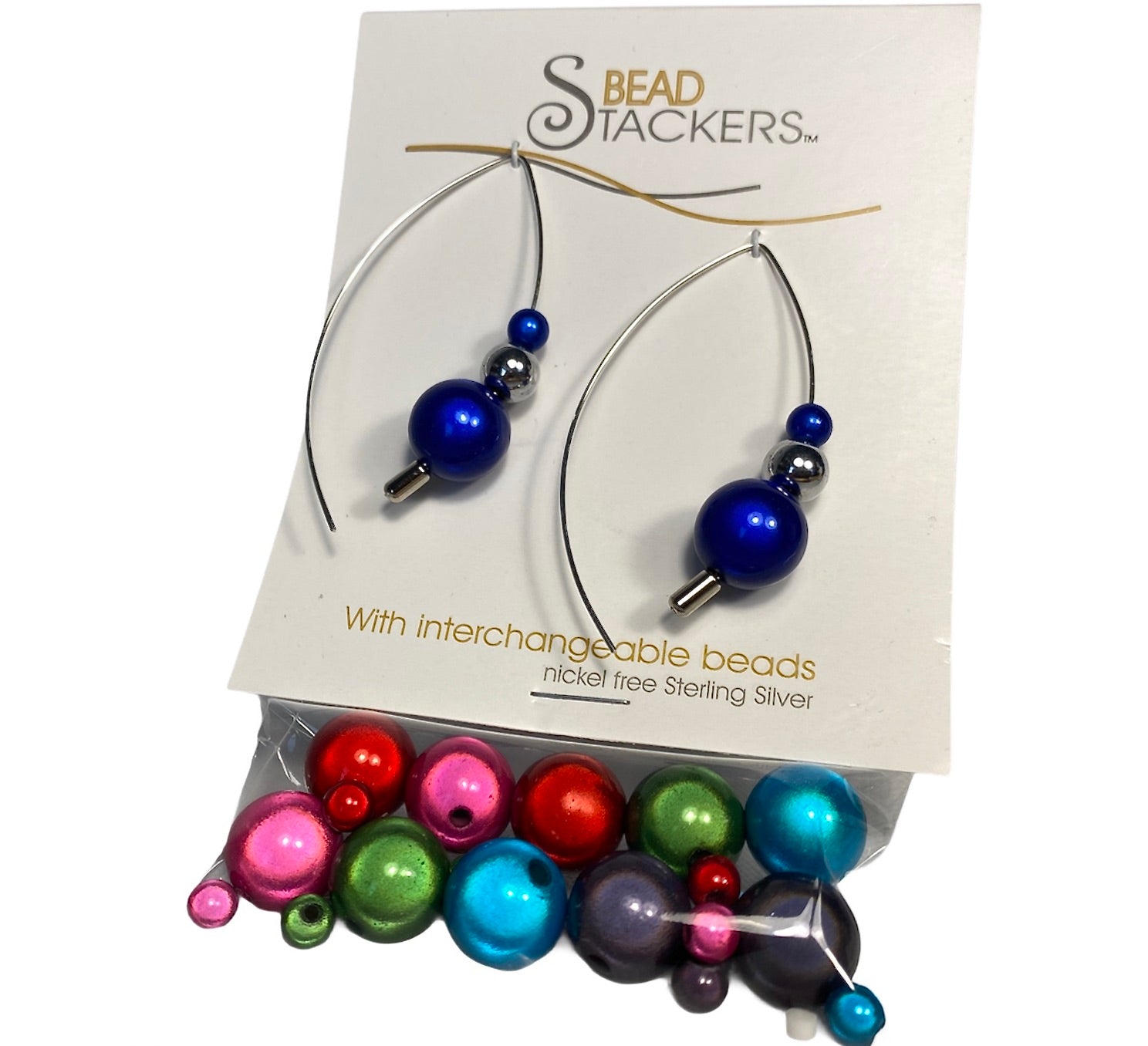 "Bead Stackers" Moon Glow series with Interchangeable beads