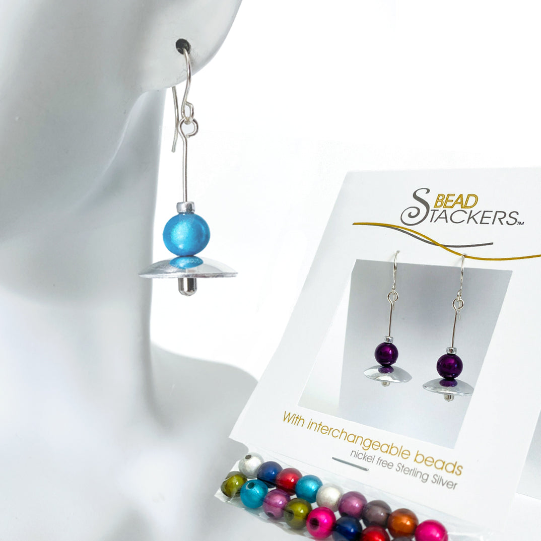 "Bead Stackers" Moon Glow series with Interchangeable beads