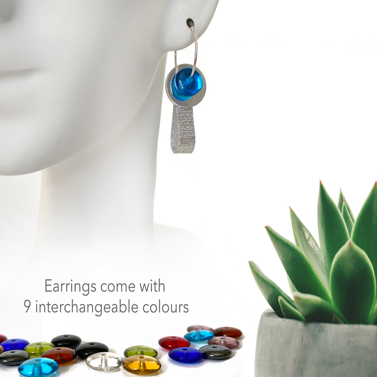 Abacus series by "Bead Stackers" with interchangeable beads