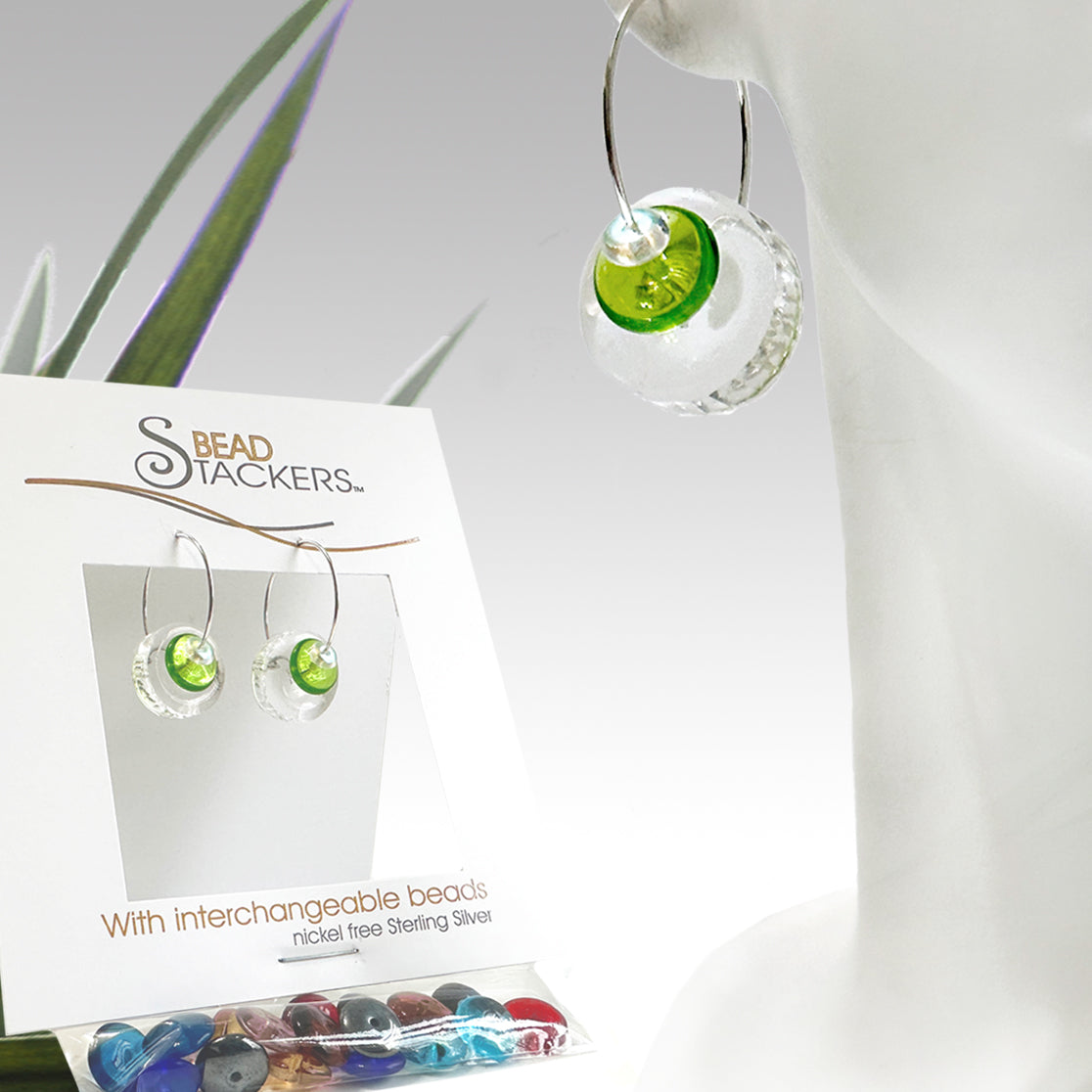 Abacus series by "Bead Stackers" with interchangeable beads